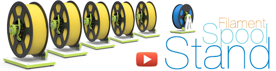 Filament Spool Stand by Perinski - Thingiverse