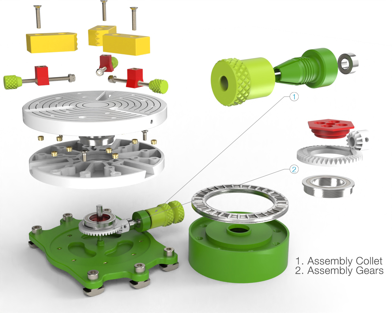 R-Axis for Coordinate XY-Table by Valera Perinski - MakerWorld